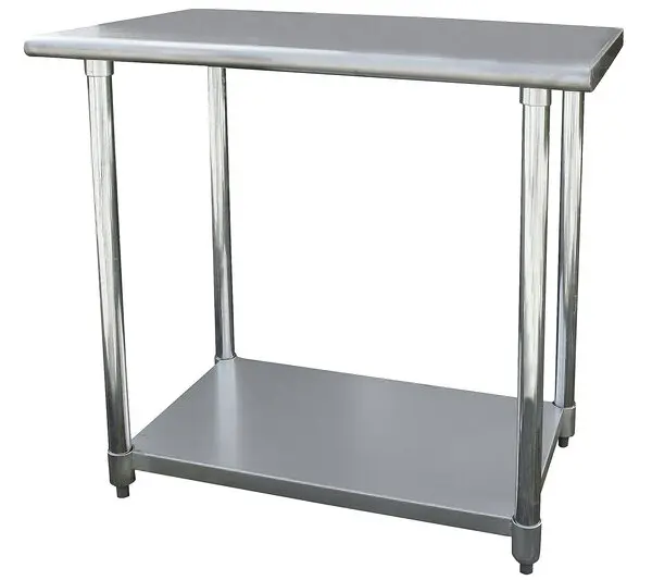 SPORTSMAN Series Stainless Steel Work Table 2 4' X 36 - Silver