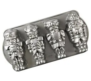 NORDICWARE Nutcracker Cakelet Pan & Duster Set