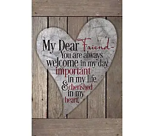 DEXSA COMPANY Dexsa My Dear Friend...new Horizons Wood Plaque - One-color