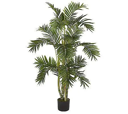NEARLY NATURAL 4' Areca Palm Tree By - One-color
