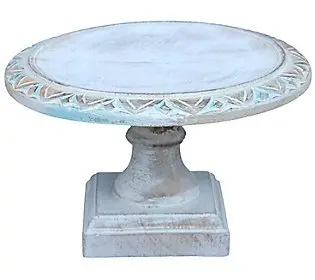 BARBARA KING Lachlan Wooden Footed Cake Stand - One-color