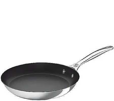 LE CREUSET Stainless Steel 10' Nonstick Frying An - Silver