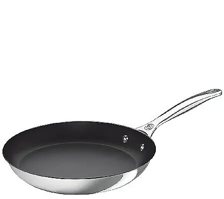 LE CREUSET Stainless Steel 12' Nonstick Frying An - Silver
