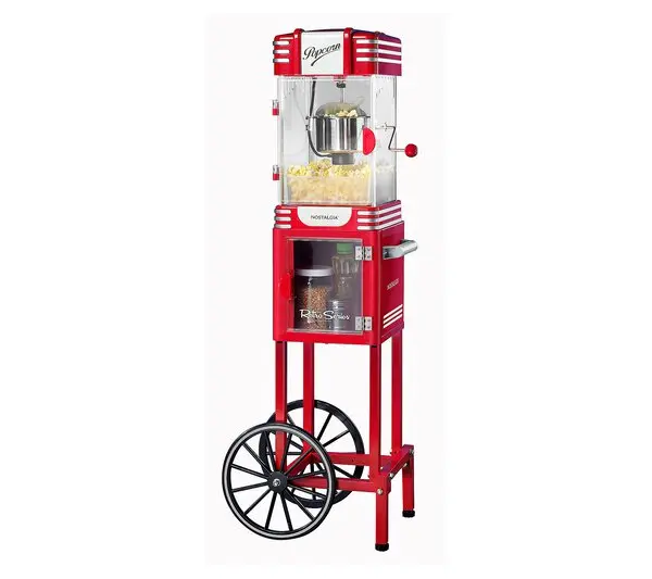 NOSTALGIA 2.5 Oz. 47 Retro Popcorn Cart Kettle