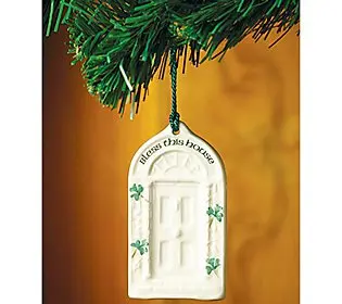 BELLEEK House Blessing Ornament