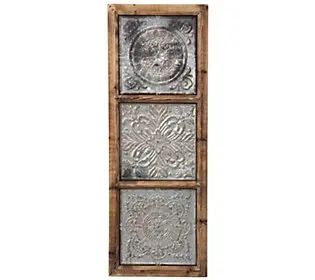 FORESIDE HOME & GARDEN Punched Metal Vertical W All Art - One-color