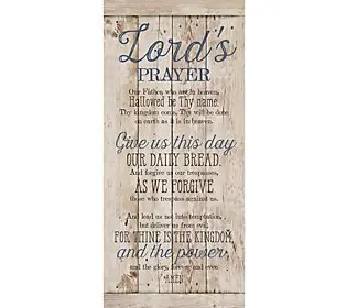 DEXSA COMPANY Dexsa Lord's Prayer New Horizons Wood Plaque - One-color