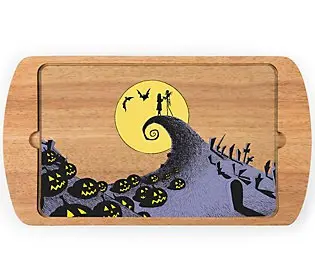 PICNIC TIME Jack And Sally Billboard Glass To P Serving Tray - One-color
