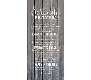 DEXSA COMPANY Dexsa Serenity Prayer New Horizons Wood Plaque - One-color