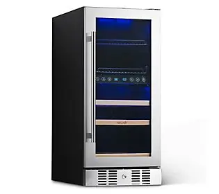NEWAIR 15' Premium Built-in Dual Zone Wine And Everage Fridge - One-color