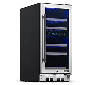 NEWAIR 15' Built-in 29 Bottle Dual Zone Compres Sor Wine Fridg - One-color