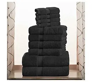 SUPERIOR Madison Egyptian Cotton Pile Plush 10- Piece Towel Set