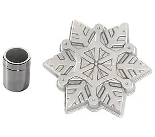 NORDICWARE Snowflake Cakelet Pan And Duster - One-color