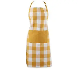 DESIGN IMPORTS Buffalo Check Apron - One-color