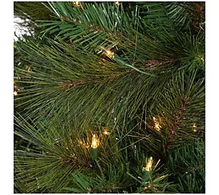 STERLING 9-ft H Pre-lit Hard/mixed Needle Baxter Pine Co