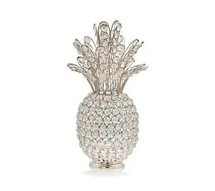 HOMEROOTS 12.5' Silver Crystal Pineapple - One-color