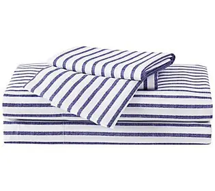 TRULY SOFT Pinstripe Queen Sheet Set