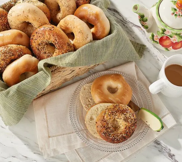 JUST BAGELS 1.8-oz Nyc Kettle Boiled Mini Bagel Sampler - One-color