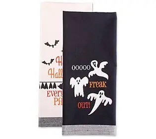 DESIGN IMPORTS Everybatty Party Set Of 2 Kitche Towels - One-color