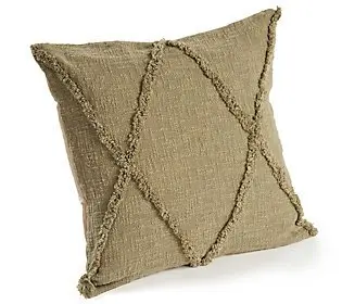 OX BAY TRADING CO. Ox Bay Diamond Tufted Large Throw Pillow