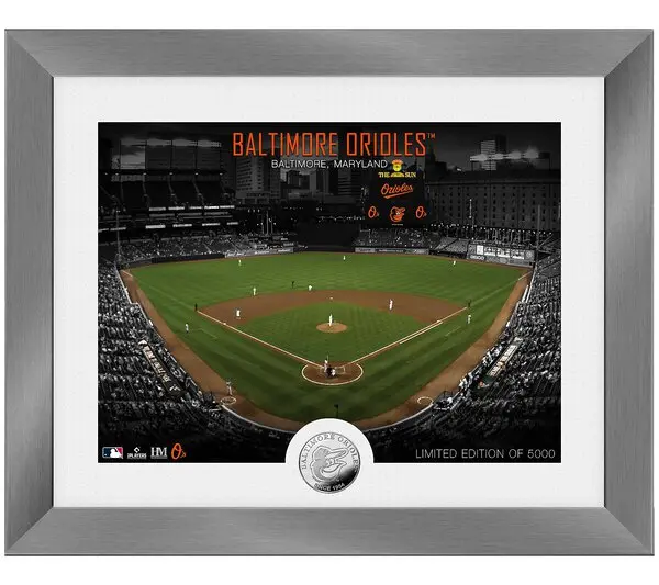 HIGHLAND MINT Mlb Art Deco Stadium Photo Mint Frame