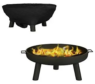 PURE GARDEN 27.5' Outdoor Fire Pit - One-color