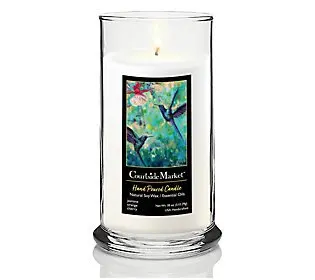 COURTSIDE MARKET Love Birds Status Candle Glass 18 Oz - One-color