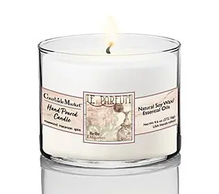COURTSIDE MARKET Floral Perfume Circular Candle Glass 9.6 Oz - One-color