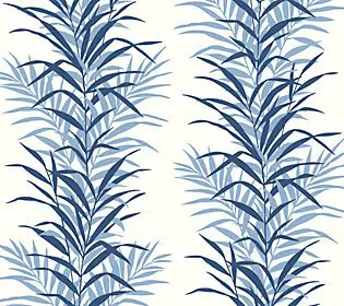 NEXTWALL Leaf Stripe Peel And Stick Wallpaper R Oll - One-color