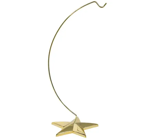 NORTHLIGHT 13.25' Gold Star Base Ornament Holde R - One-color