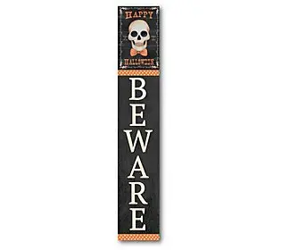 COURTSIDE MARKET Halloween Vintage Sign 7x40 Pa Nel - One-color