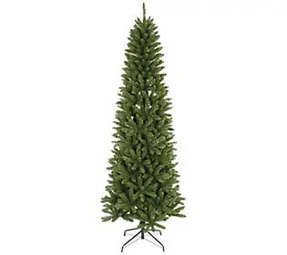 SANTA'S WORKSHOP 7.5' Slim Unlit Green Pine Tre E - One-color