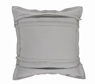 OX BAY TRADING CO. Ox Bay Solid Textured Straps Throw Pillow