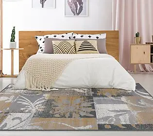 SUPERIOR Floral Patchwork Contemporary Area Rug8x10