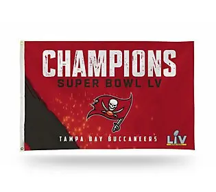 RICO INC. Buccaneers 2021 Super Bowl Lv Champs Banner Fla G - One-color