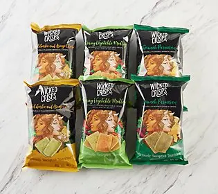 WICKED CRISPS 4oz Veggie Delight Baked Chip Sampler