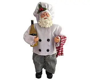 SANTA'S WORKSHOP 12' Cooking With Wine Santa By