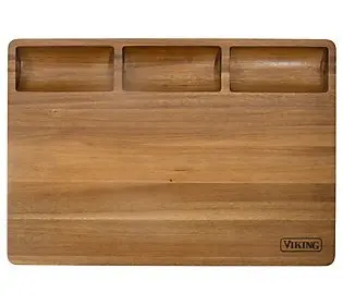 VIKING Acacia 20-inch Butcher Block Cutting & S Erving Board