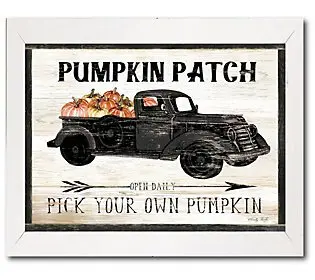COURTSIDE MARKET Pumpkin Patch 16' X 20' Canvas Wal L Art - One-color