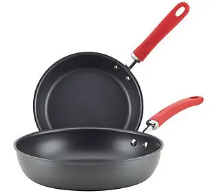 RACHAEL RAY Create Delicious 2-pc Hard-anodized Skillet Set - One-color