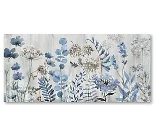 COURTSIDE MARKET Blue Meadow Dream'n 12x24 Canv As Wall Art - One-color