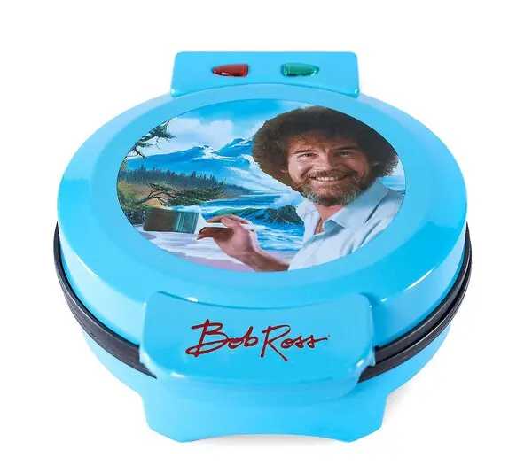 UNCANNY BRANDS Bob Ross Waffle Maker - One-color