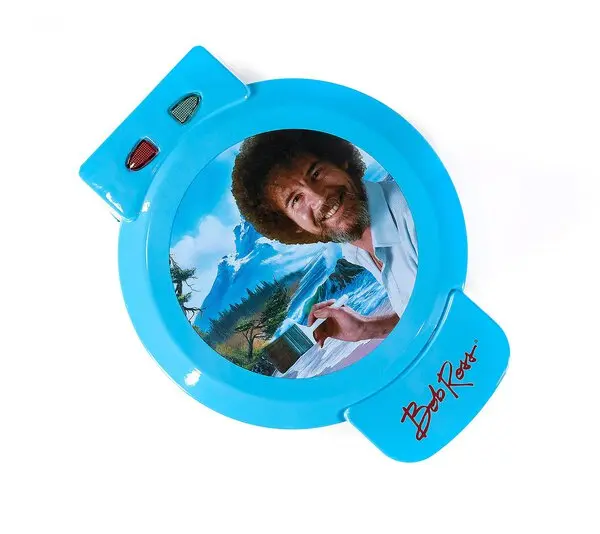 UNCANNY BRANDS Bob Ross Waffle Maker