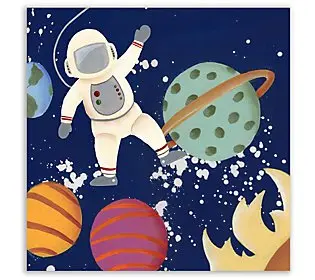 COURTSIDE MARKET Future Space Explorer I 16' X 16' Canvas - One-color