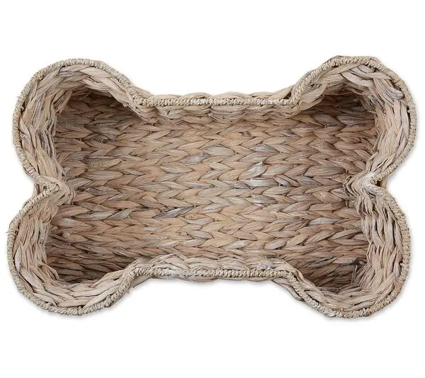 DESIGN IMPORTS Dry Hyacinth Bone Pet Basket M Edium