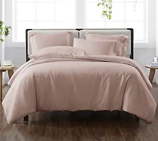 CANNON HERITAGE Solid Duvet Set Full/queen Duve T Set - One-color