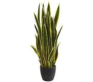NEARLY NATURAL 38' Sansevieria Artificial Plant Nearly Natu Ral - One-color