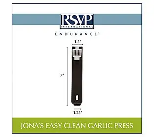 RSVP Jona's Easy Clean Garlic Press