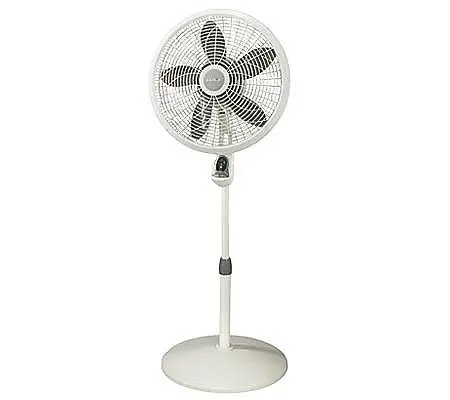 LASKO 1850 18' Pedestal Fan With Remote Control - One-color