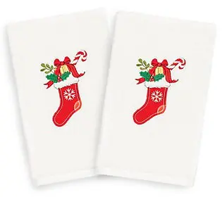 LINUM HOME TEXTILES Christmas Stocking 2-piec E Hand Towels - One-color